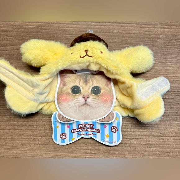 Miniso | Dog | Pompompurin Pet Hat Miniso Famous Product Part Of Sanrio ...